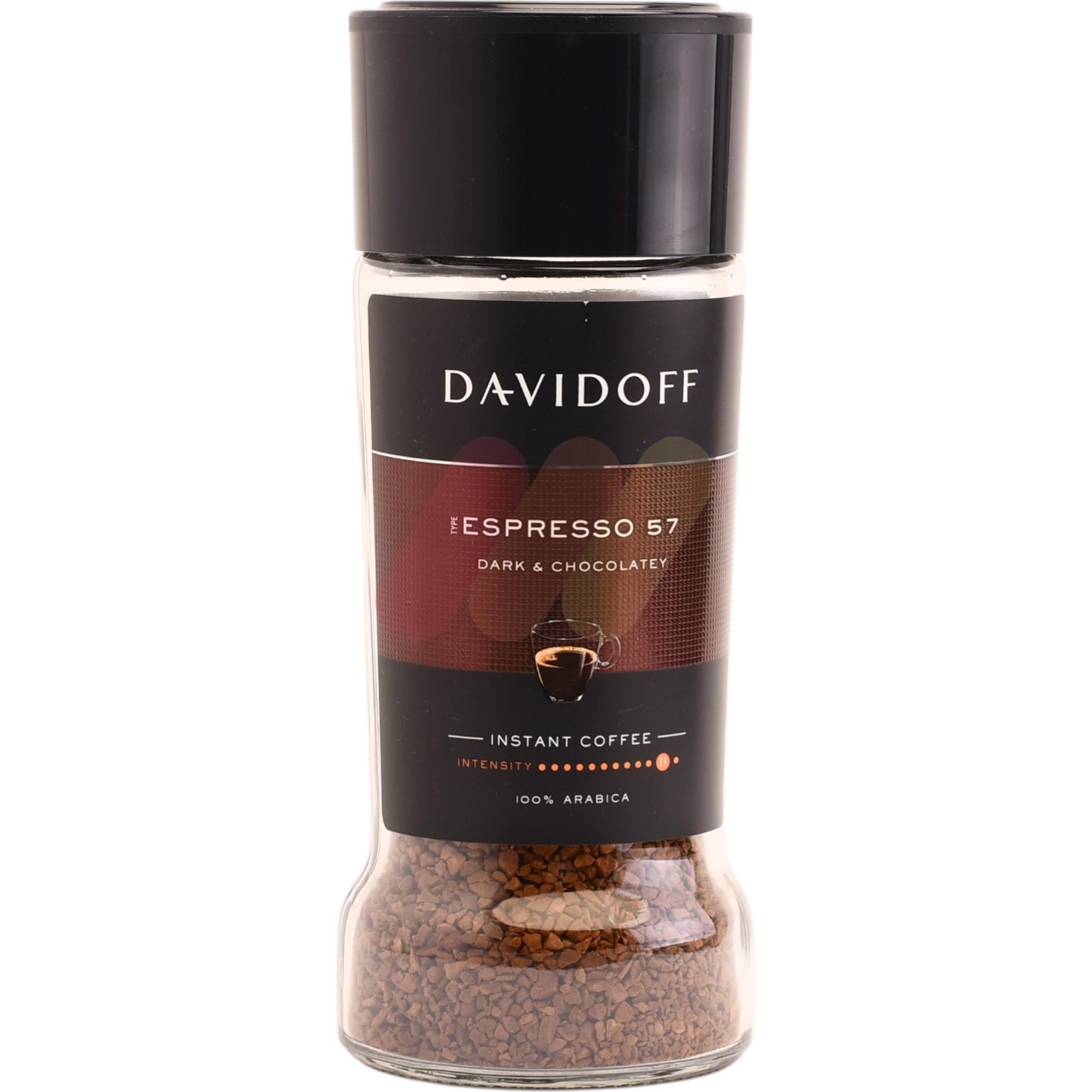 Davidoff Espresso 57 Dark And Chocolatey Instant Coffee Jar 90 Gm